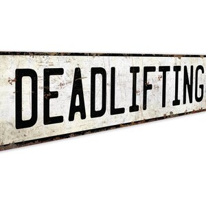 Deadlift - Deadlift Sign - Deadlift Game - Deadlift Decor - Custom ...