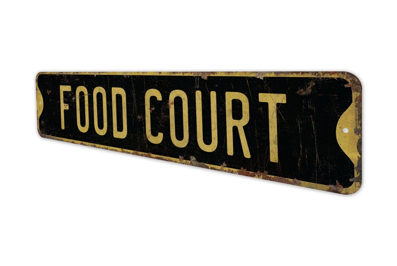 Food Court - Food Court Sign - Food Court Decor - Custom Food Court ...
