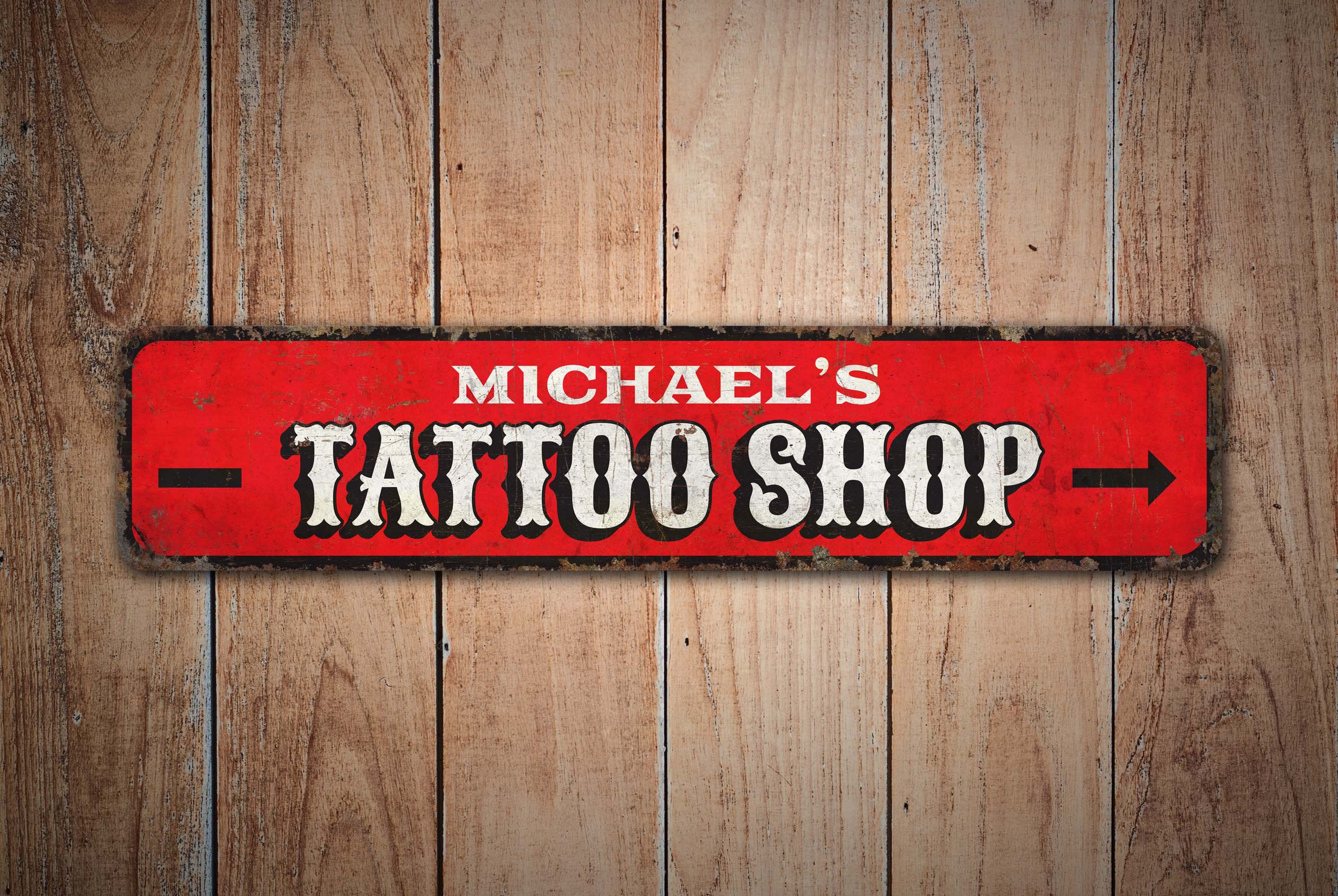 Vintage Tattoo Shop Signs