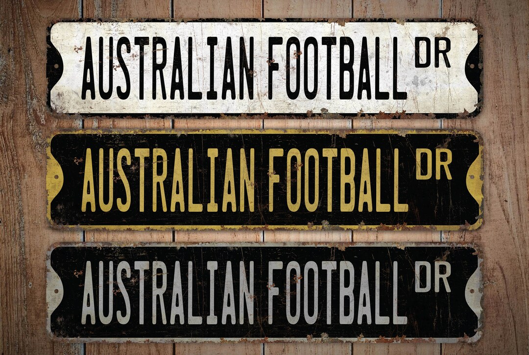Australian Football Australian Football Sign Football Game Sign ...