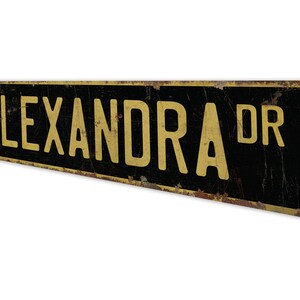 Alexandra Name Sign - Name Sign - Children Name Sign - Home Decor ...