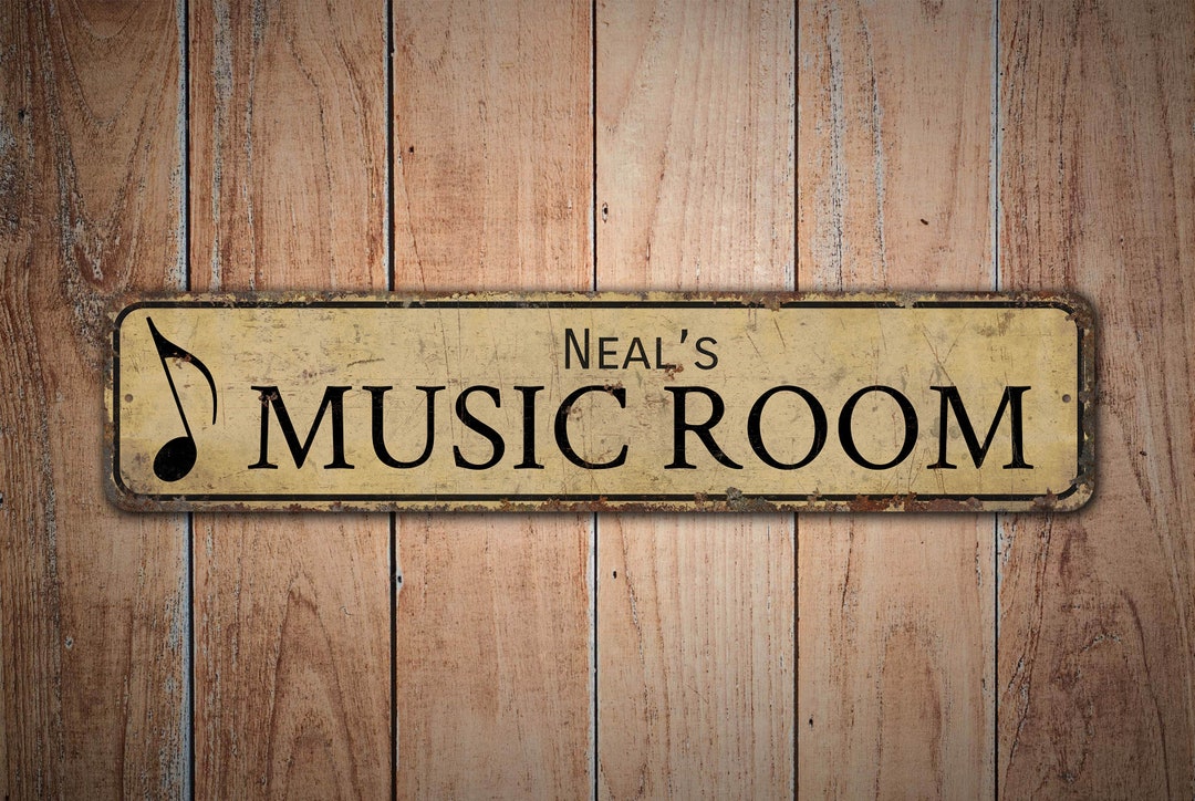 Music Room - Music Room Sign - Music Room Decor - Kids Room Sign - Kids ...