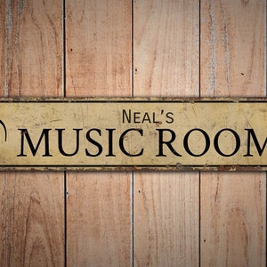 Music Room - Music Room Sign - Music Room Decor - Kids Room Sign - Kids ...