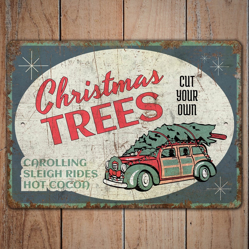 Christmas Tree Sign - Etsy