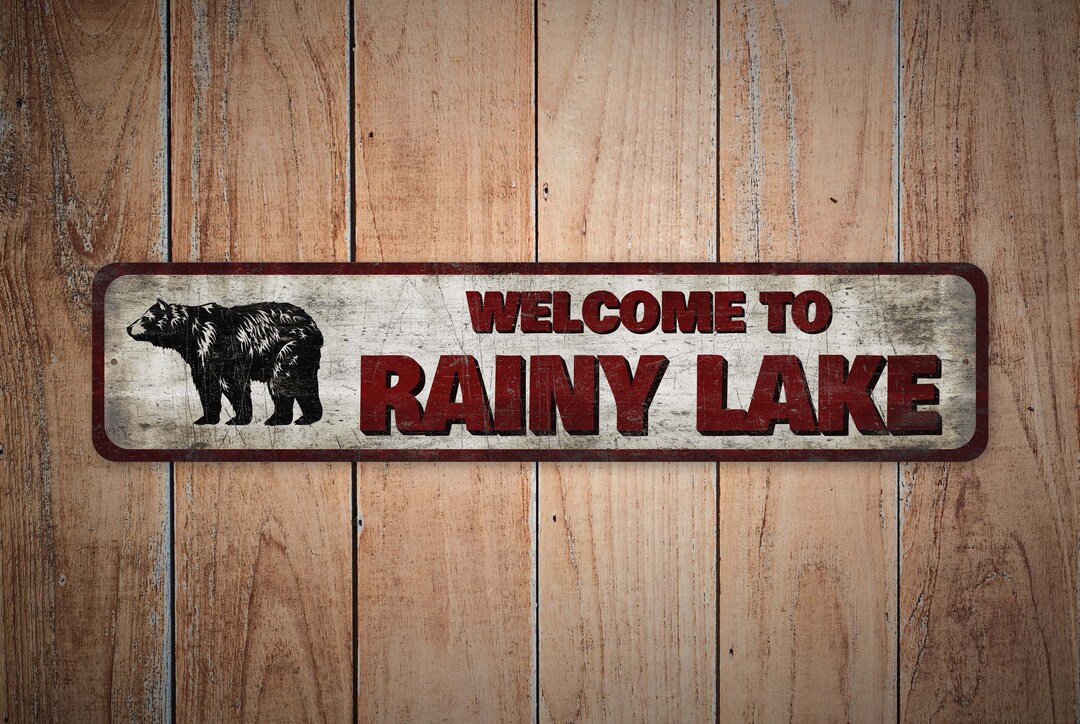Bear Welcome Sign - Bear Den Sign - Lake House Bear Sign - Bear Den ...