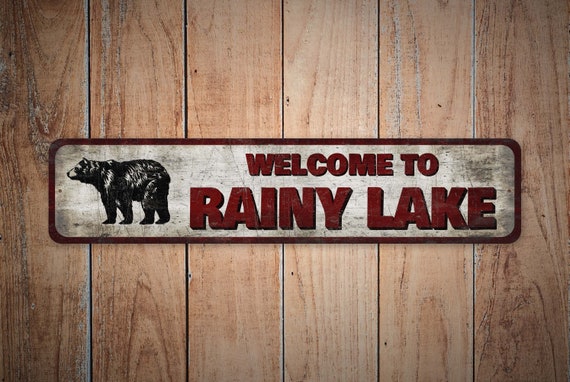 Bear Welcome Sign Bear Den Sign Lake House Bear Sign | Etsy