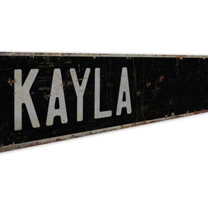 Kayla Name Sign - Children Name Sign - Girls Name Sign - Home Decor ...