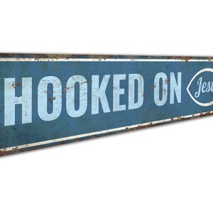 Hooked on Jesus Sign - Christian Home Decor - Hooked on Jesus ...