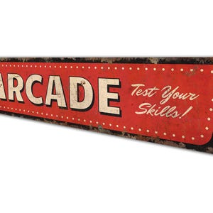 Arcade Sign - Arcade Game - Arcade Game Decor - Arcade Game Sign ...