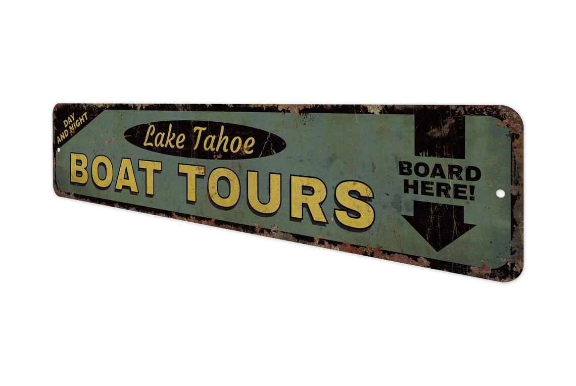 Boat Tours Sign - Boat Tours Decor - Custom Boat Tour - Vintage Style ...