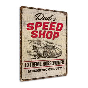 Dad's Speed Shop - Speed Shop Sign - Speed Shop Decor - Motor Garage ...