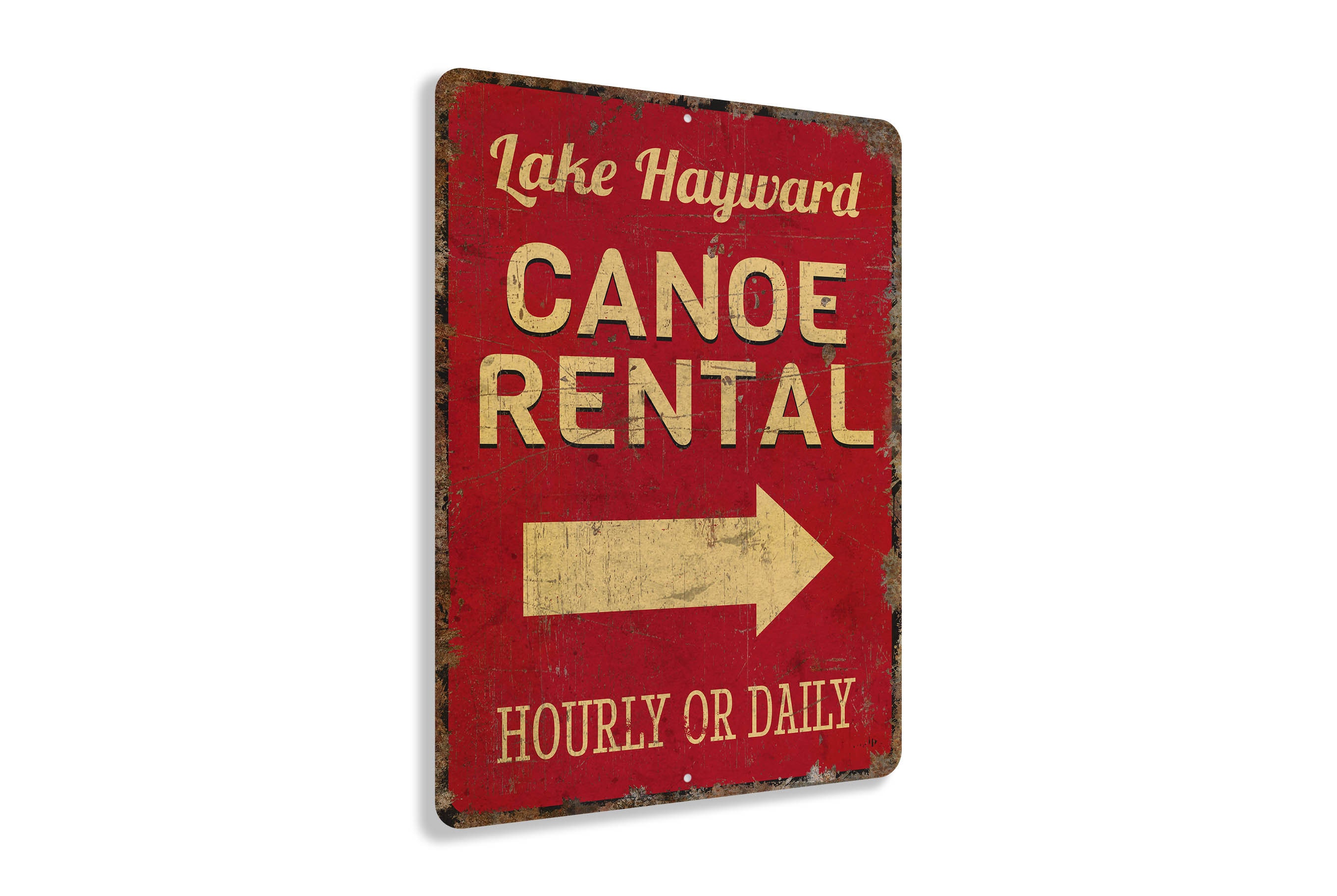Canoe Rental - Canoe Rental Sign - Lake House Decor - Canoe Rental Sign ...