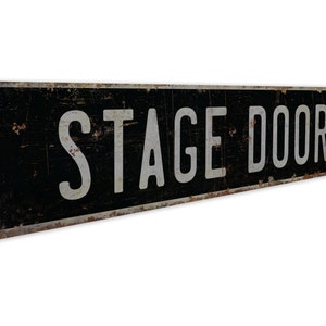 Stage Door Sign - Stage Door - Stage Door Decor - Vintage Style Sign ...