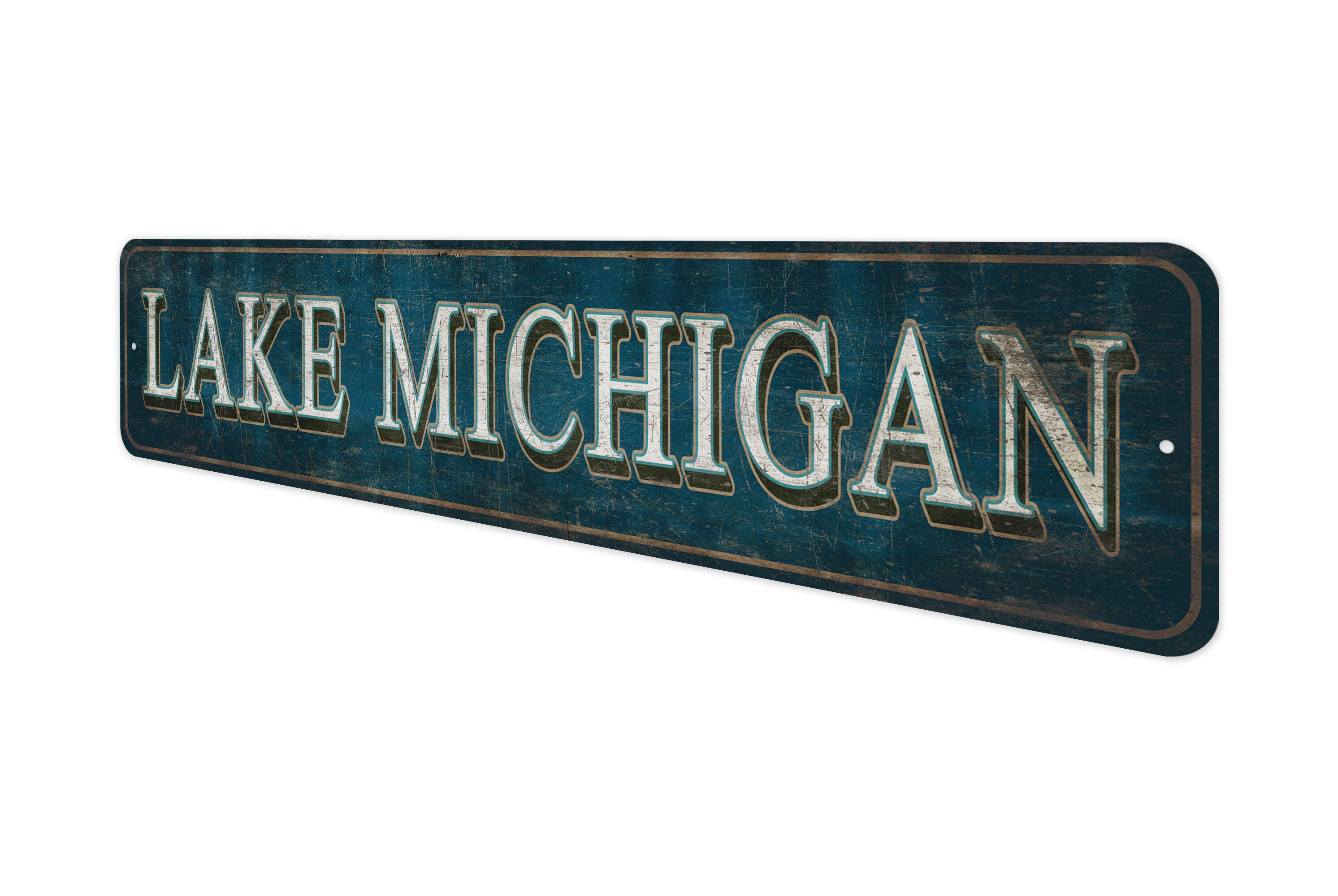 Custom Lake Sign - Lake Name Sign - Vintage Style Sign - Custom Lake ...