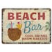 Beach Bar - Beach Bar Sign - Beach Bar Decor - Beer Bar Sign - Beer Bar ...