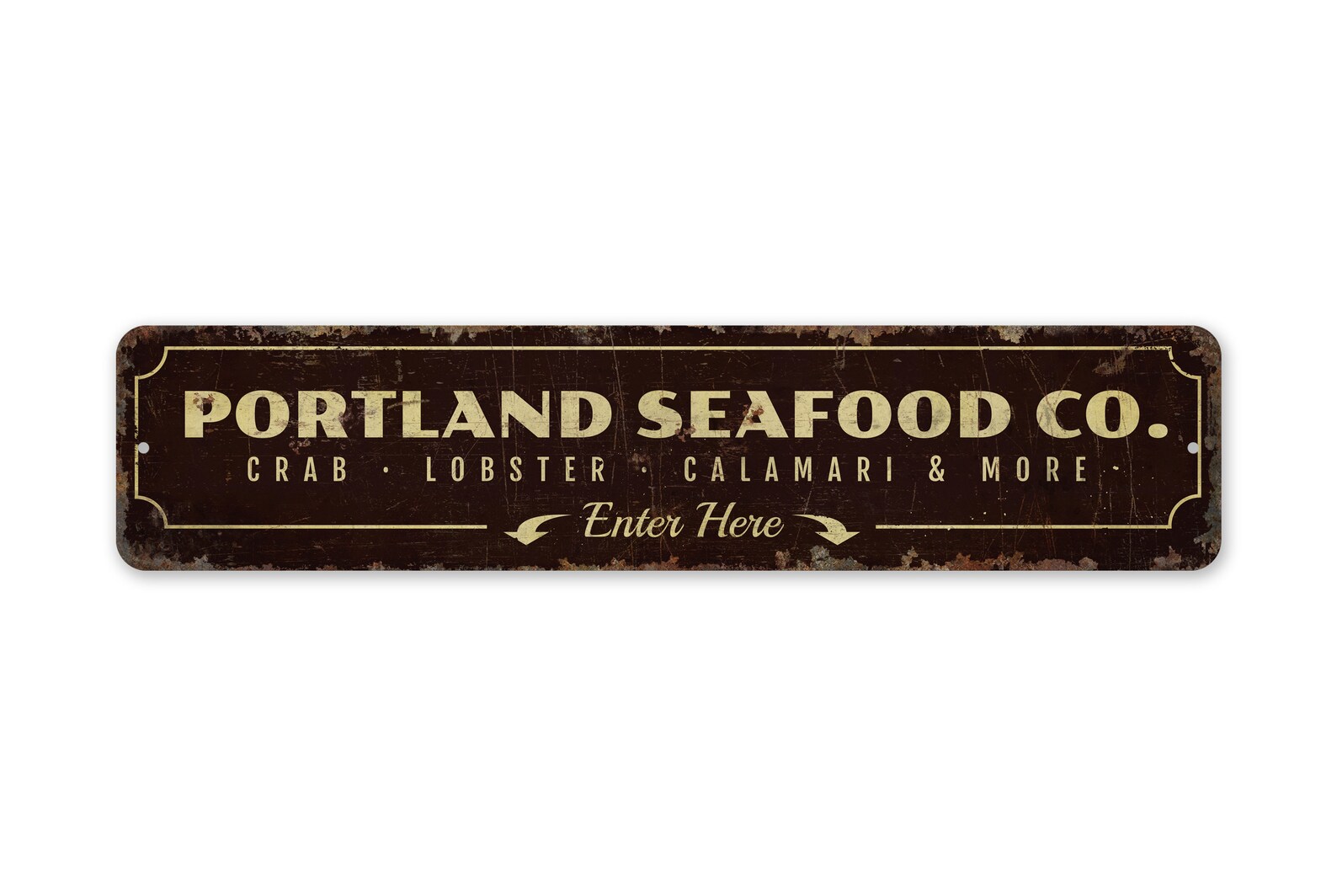 Seafood Sign - Seafood Restaurant - Seafood Decor - Custom Seafood Sign ...