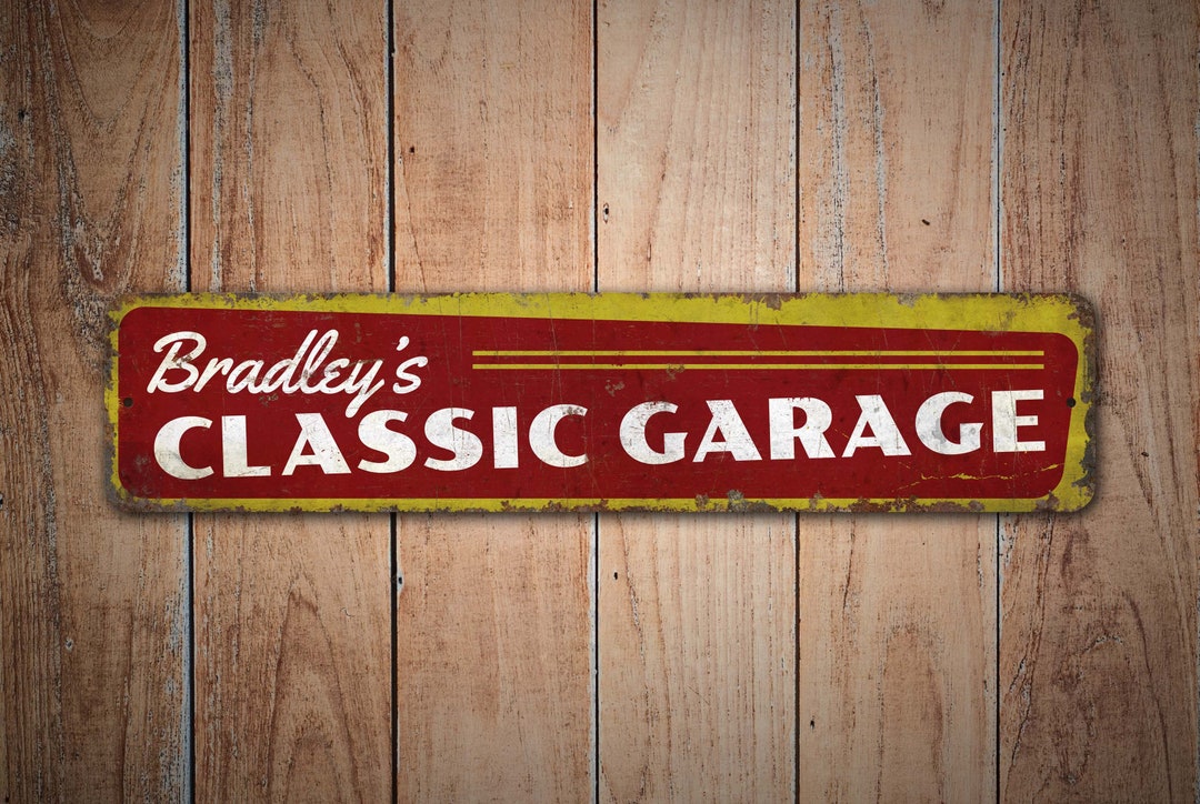 Classic Garage Sign Classic Garage Classic Garage Decor Classic Car ...