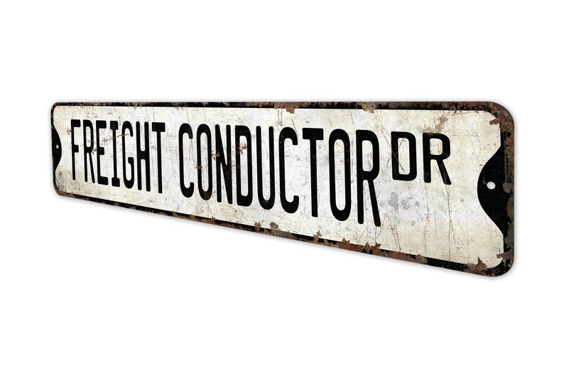 Freight Conductor - Freight Conductor Sign - Freight Conductor Decor ...