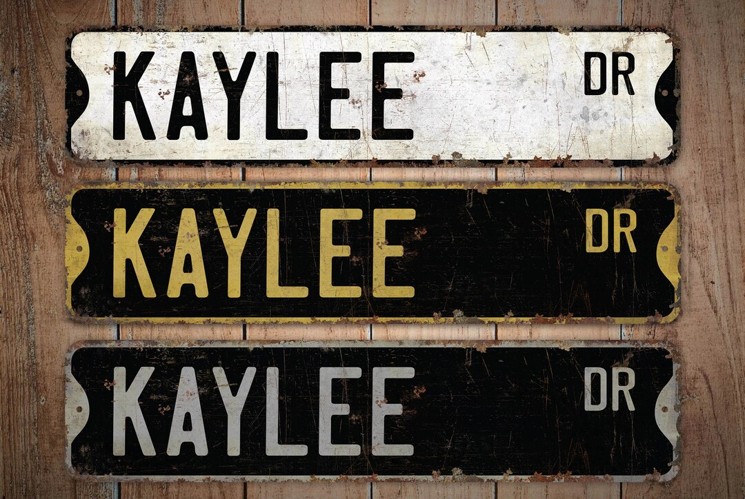 Kaylee Name Sign - Girls Name Sign - Kids Room Name Sign - Home Decor ...