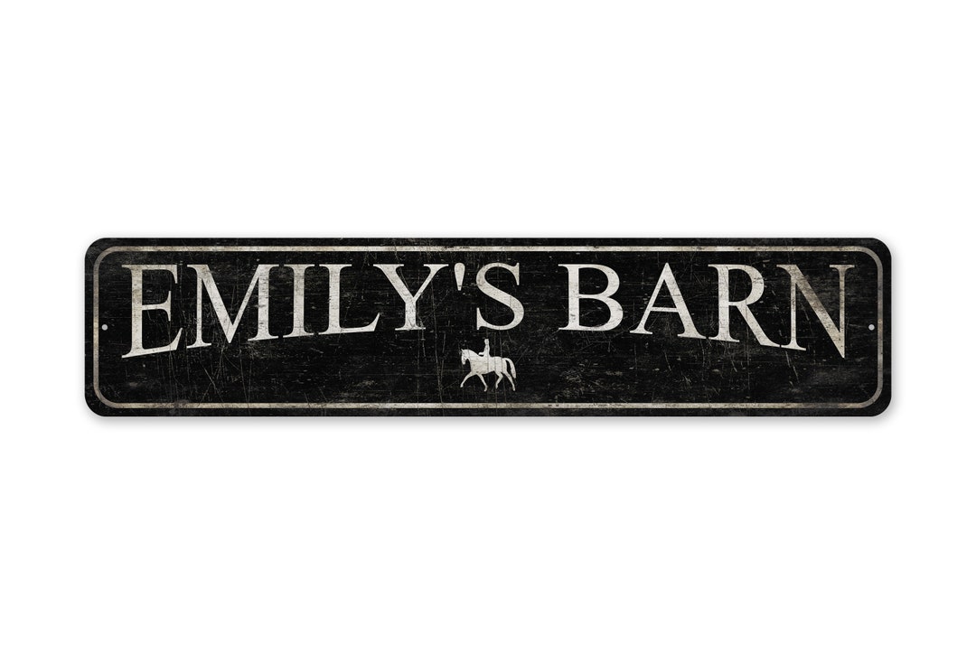 Horse Stable Sign - Custom Horse Stable - Horse Stable Decor - Vintage ...