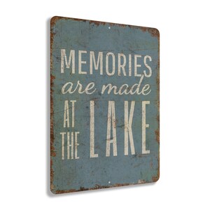 Memories at Lake - Lake Memories Sign - Lake Memories Decor - Lake ...