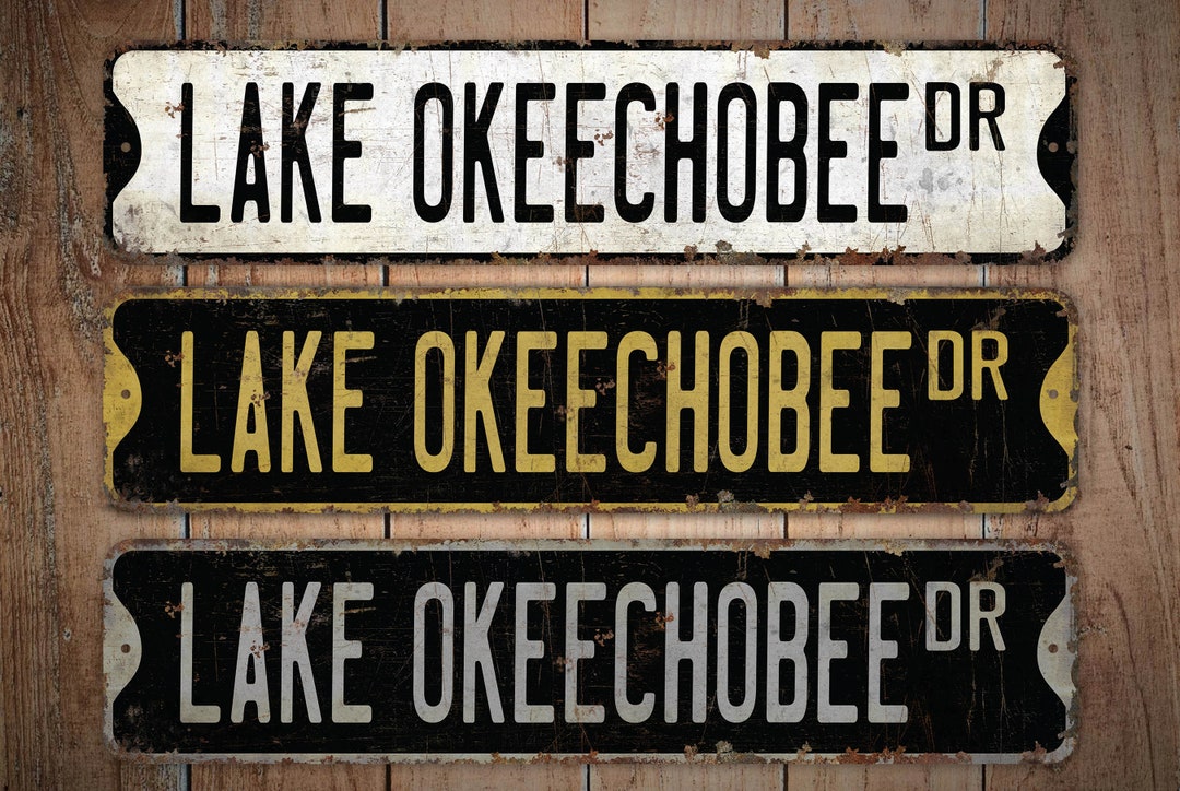Lake Okeechobee - Lake Okeechobee Sign - Florida Lake - Lake Okeechobee ...