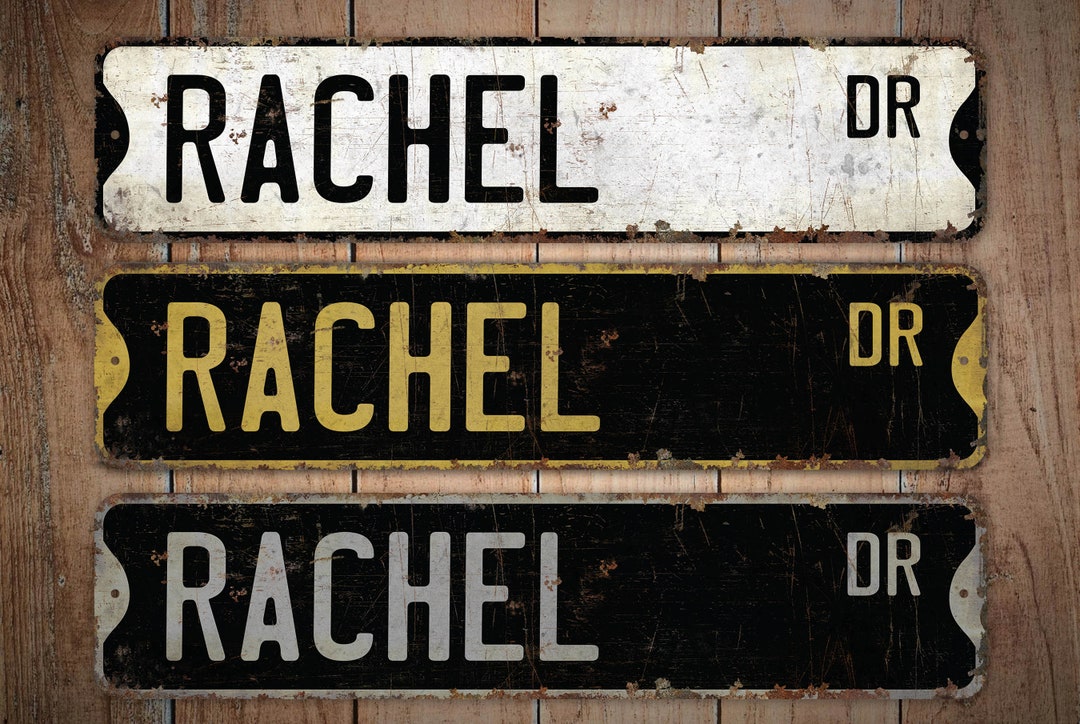 Rachel Name Sign Girls Name Sign Kids Room Door Sign Family Name Sign ...