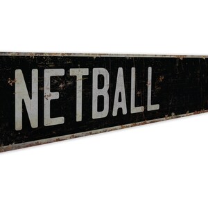 Netball Netball Sign Netball Game Sign Netball Decor Custom Netball ...