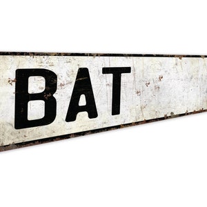Bat - Bat Sign - Bat Decor - Vintage Style Sign - Custom Street Sign ...