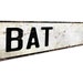 Bat Bat Sign Bat Decor Vintage Style Sign Custom - Etsy
