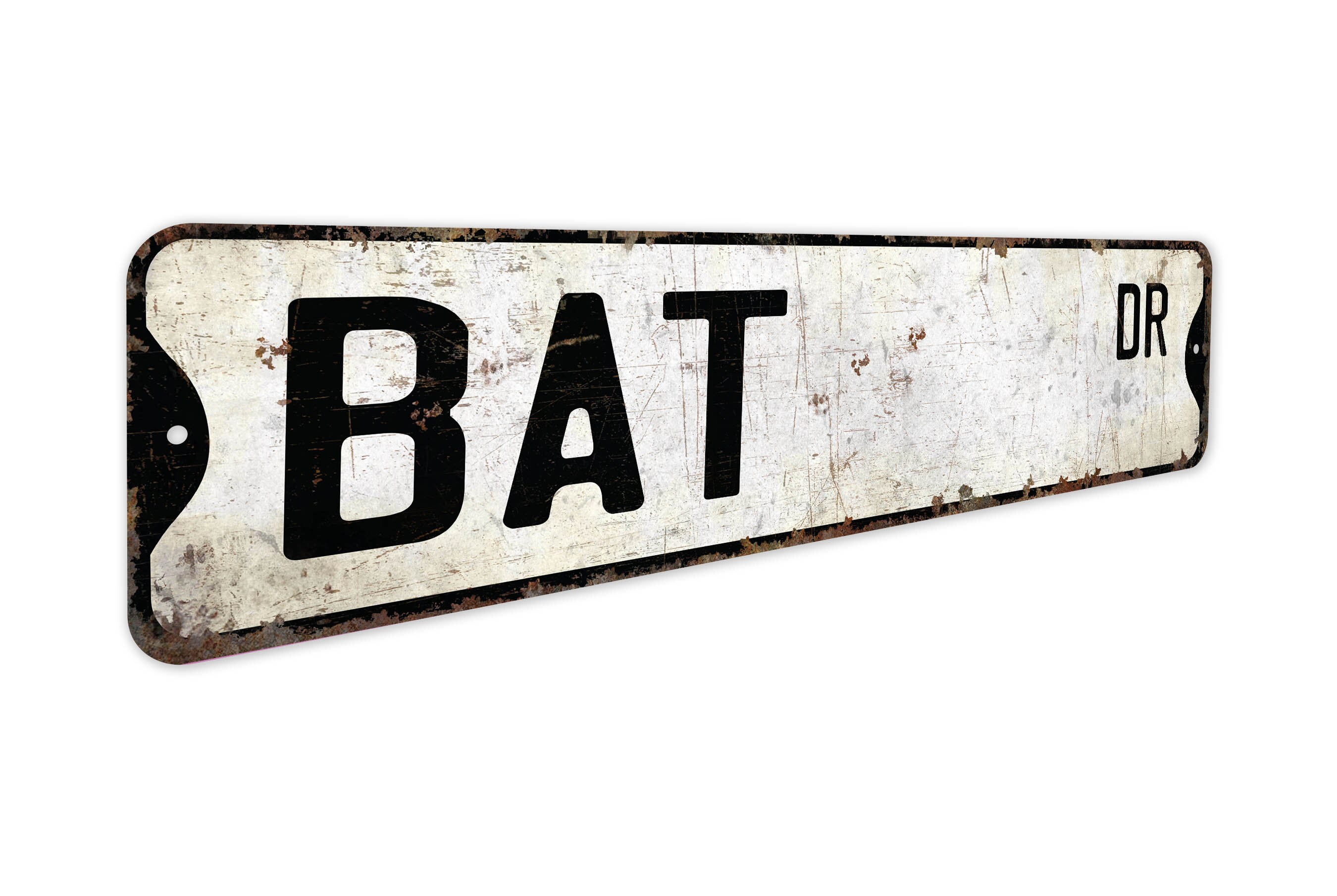 Bat - Bat Sign - Bat Decor - Vintage Style Sign - Custom Street Sign ...