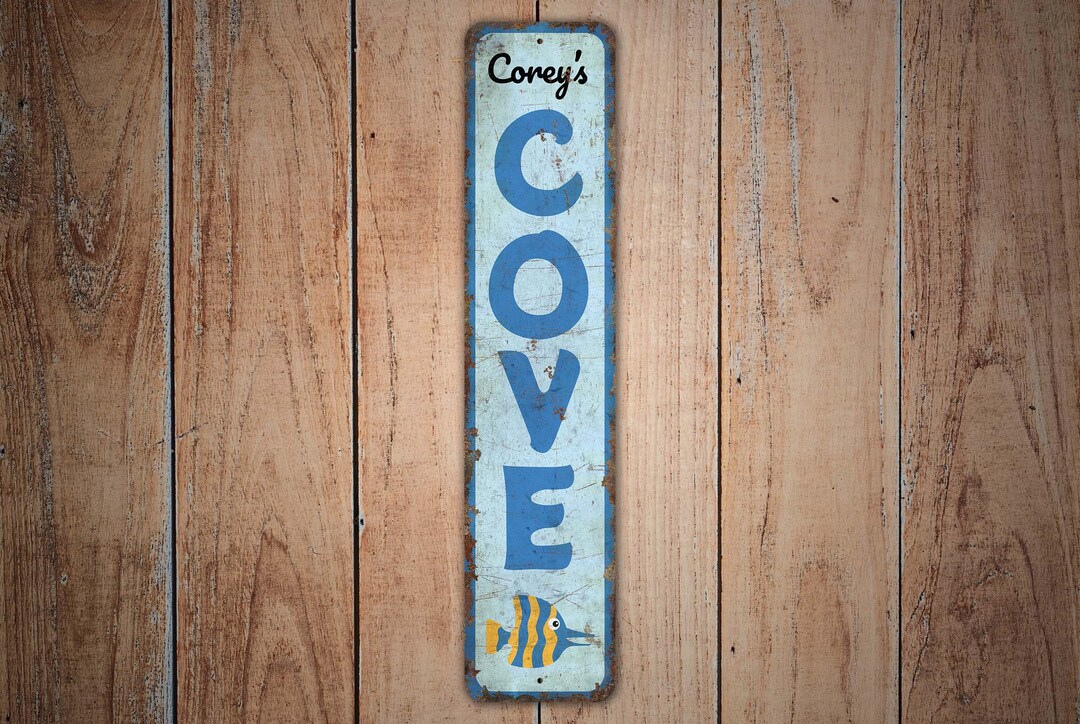 Cove Sign - Cove Decor - Beach Sign - Beach House Sign - Beach Lover ...