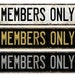 Members Only Sign - Members Only - Members Only Decor - Vintage Style ...