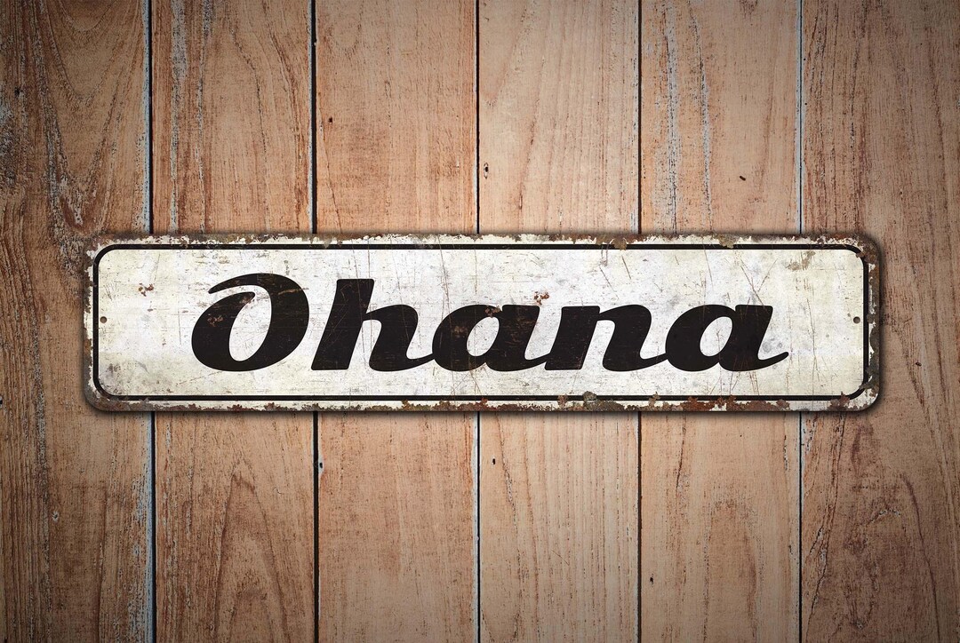 Ohana Sign - Hawaii Lover Signs - Beach Hawaii Decor - Tropical Gift ...