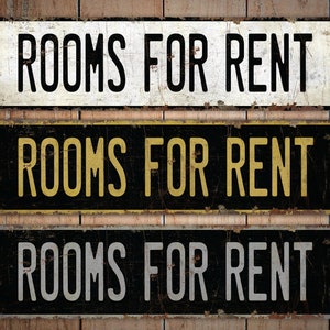 Room for Rent - Room for Rent Sign - Room for Rent Decor - Vintage ...