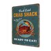 Crab Shack Sign - Seafood Restaurant Sign - Seafood Sign - Fresh Crab ...