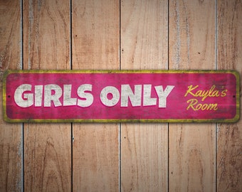 Girls Only Room - Etsy