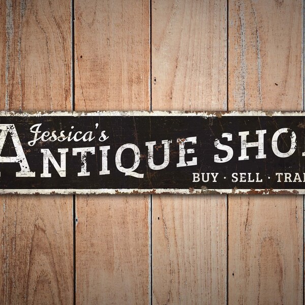 Antique Shop Sign - Etsy