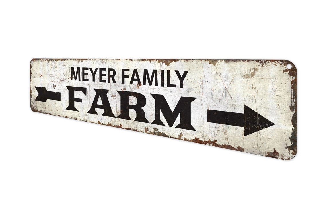 Family Farm Sign - Family Farm Decor - Vintage Style Sign - Family Farm ...