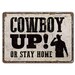 Cowboy up Sign - Ranch Decor - Ranch Sign - Cowboy Gift - Horse Sign ...
