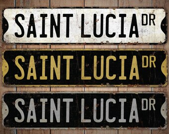 Saint Lucia Saint Lucia Gift Saint Lucia Sign Souvenir - Etsy