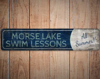 Swim Lesson Sign - Etsy