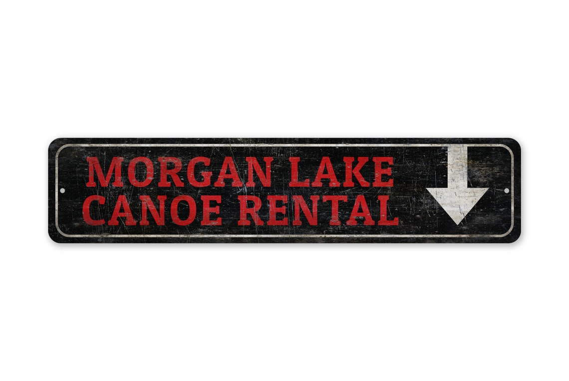 Canoe Rental Sign Custom Canoe Rental Decor Lake Canoe | Etsy