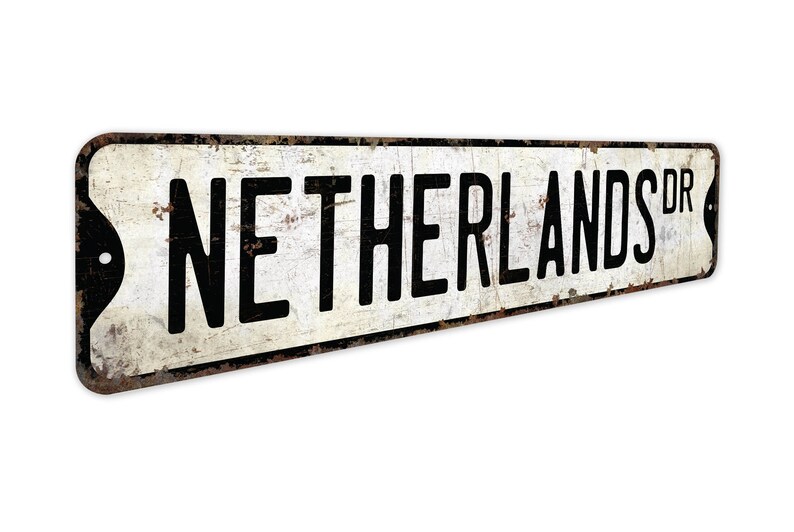 Netherland - Netherland Sign - Netherland Decor - Vintage Style Sign ...