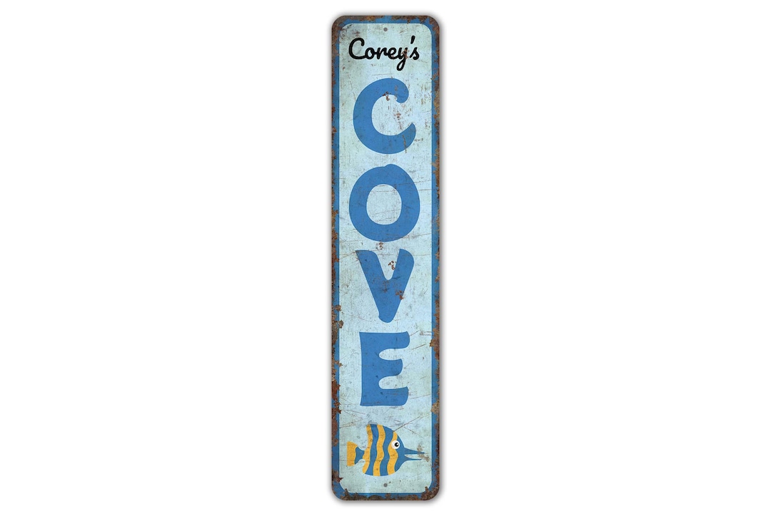 Cove Sign - Cove Decor - Beach Sign - Beach House Sign - Beach Lover ...