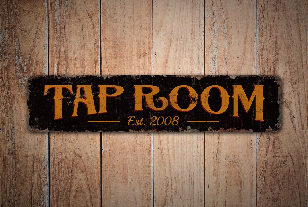 Tap Room Sign Tap Room Custom Tap Room Tap Room Vintage Style Sign Tap ...