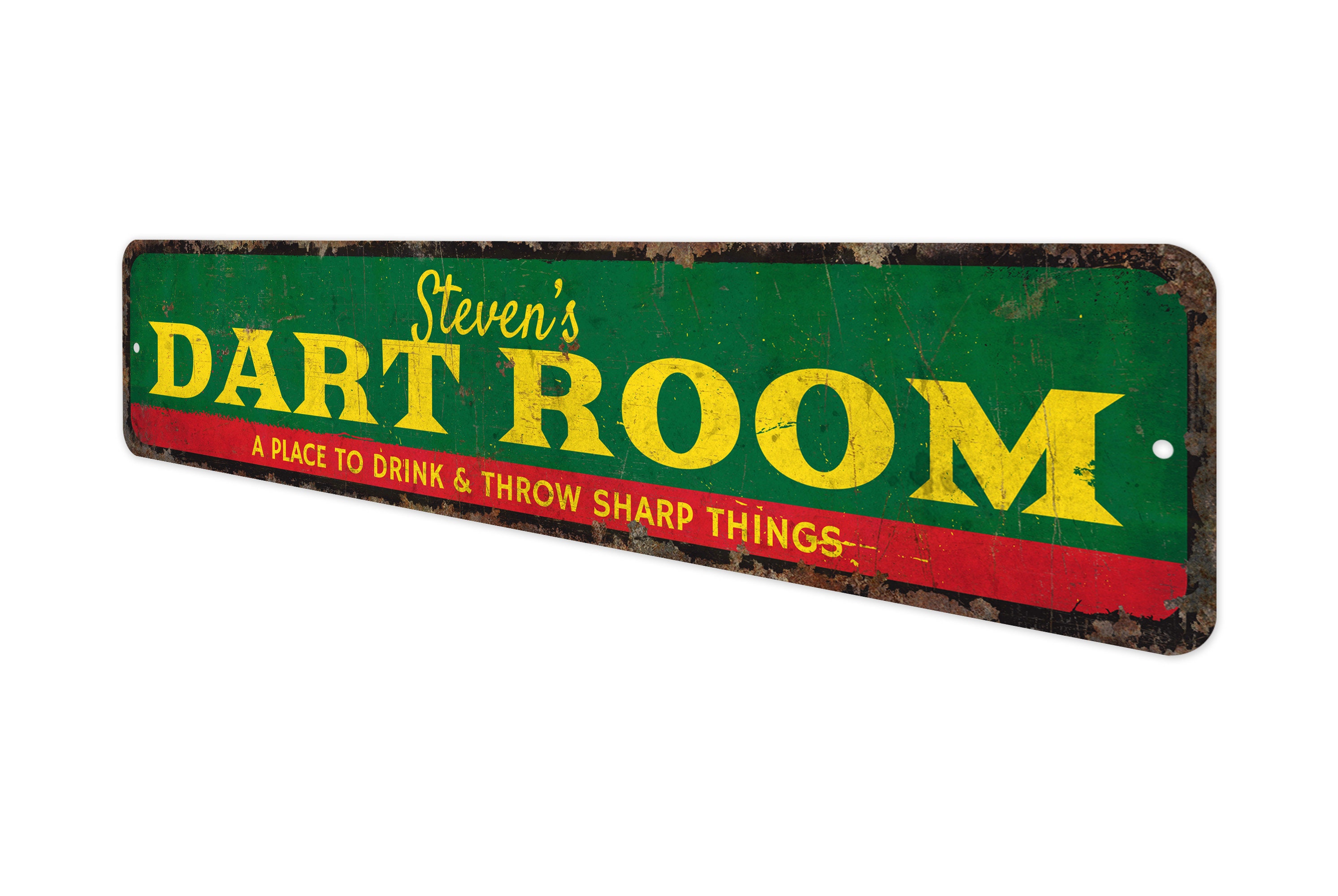 Dart Room Sign Dart Room Decor Vintage Style Sign Dart | Etsy