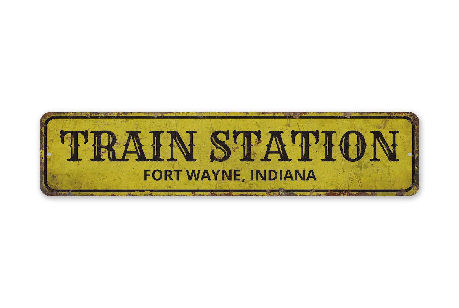 Train Station Sign Custom Train Station Train Station - Etsy