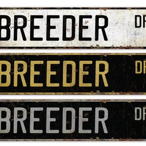 Breeder - Breeder Sign - Breeder Decor - Vintage Style Sign - Custom ...
