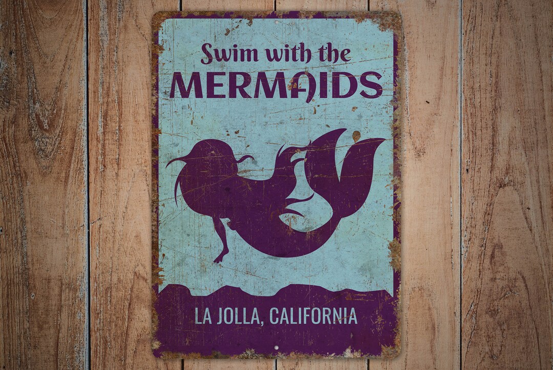 Mermaids Sign - Mermaids Beach Sign - Beach Decor - Beach Sign ...